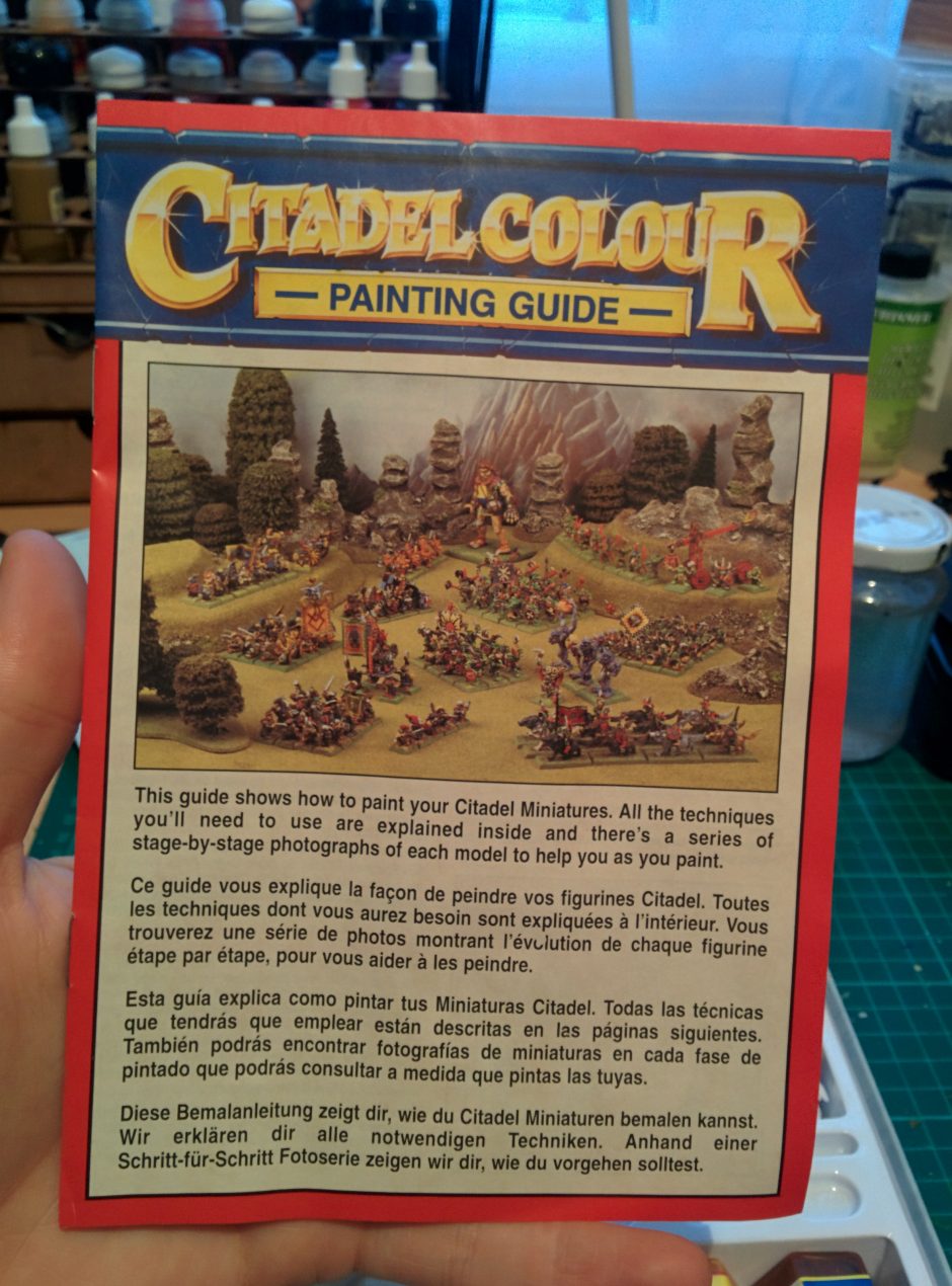 Unboxing – Citadel Colour Paint Set 1994 (The start of my “Whats in the ...