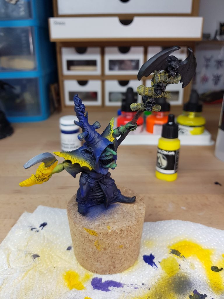 WIP – Forgeworld Shaman Goblin – Hutber's Warhammer