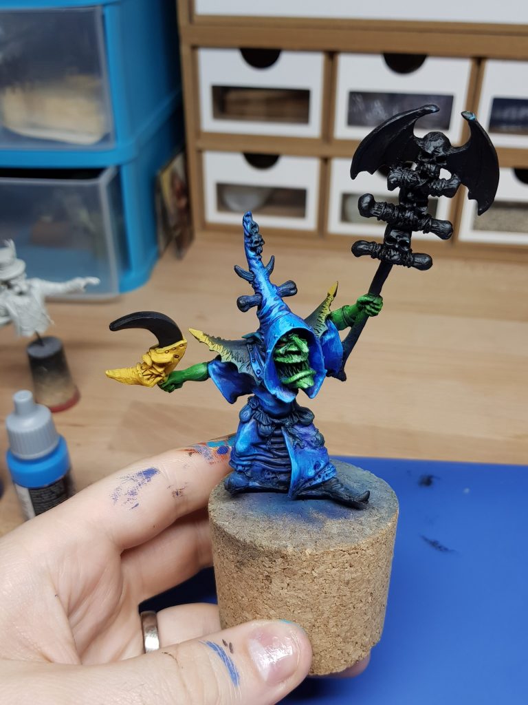 WIP – Forgeworld Shaman Goblin – Hutber's Warhammer