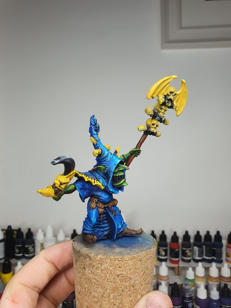 WIP – Forgeworld Shaman Goblin – Hutber's Warhammer