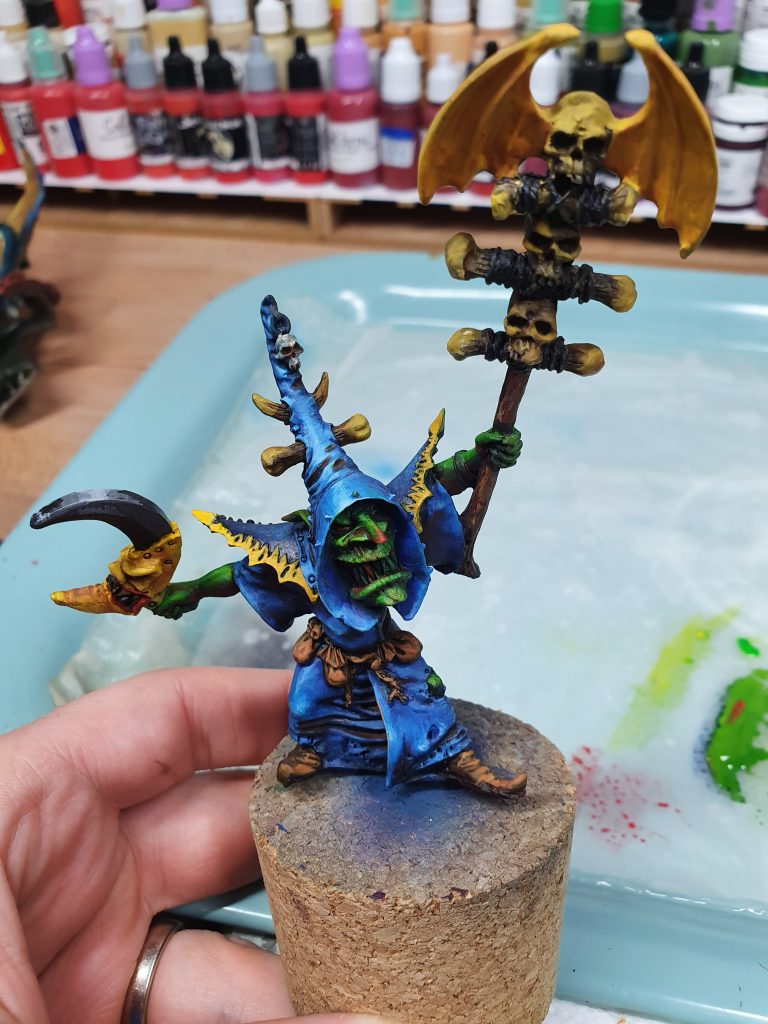 WIP – Forgeworld Shaman Goblin – Hutber's Warhammer