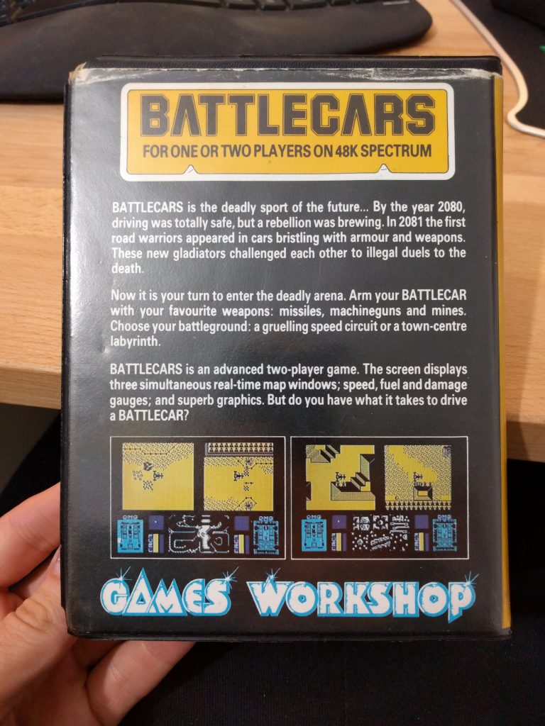 Battlecars – For 48k Spectrum – Hutber's Warhammer