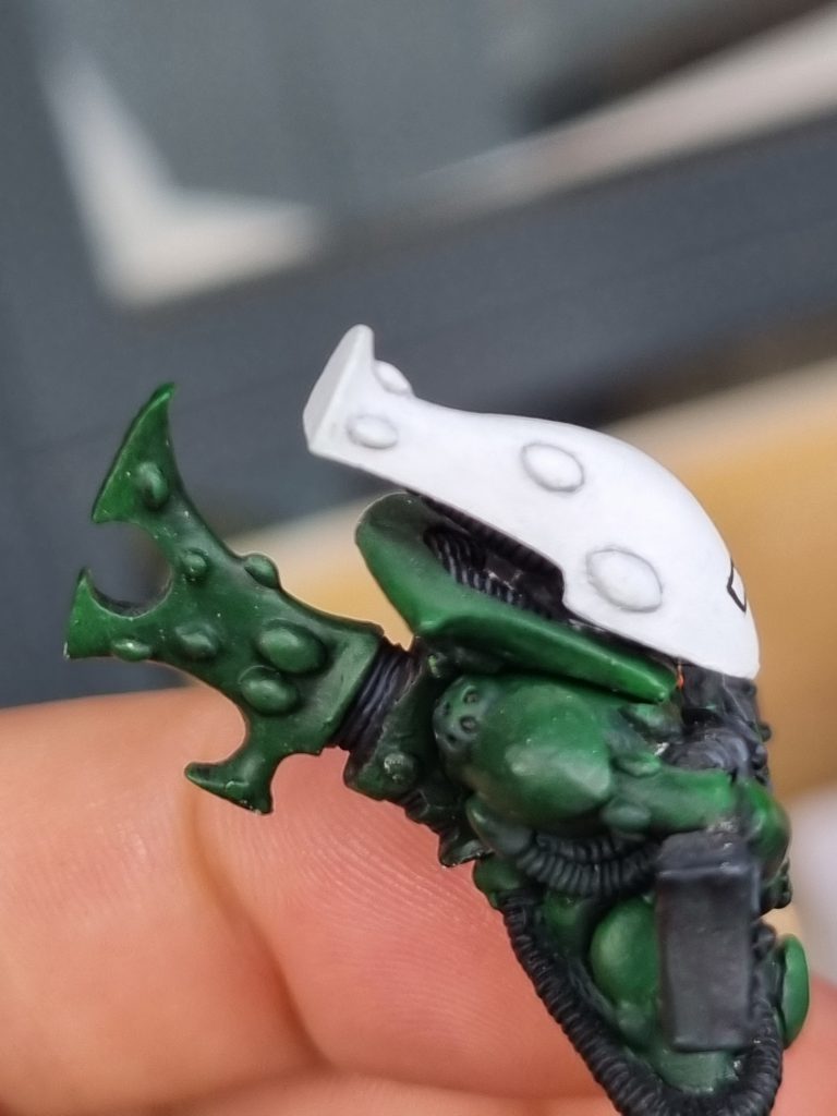 Biel Tan Wraithguard Test paint - Hutber's Warhammer